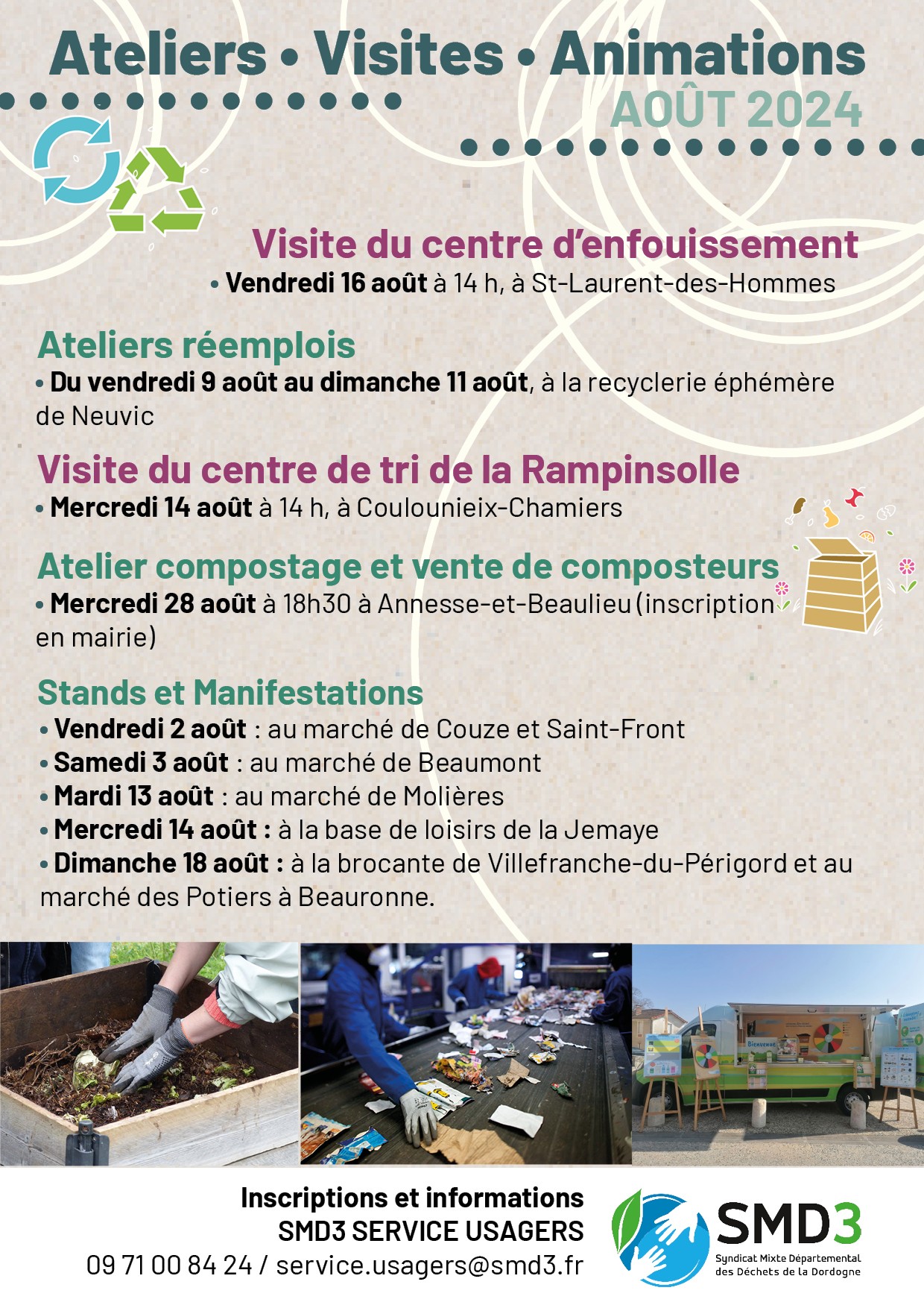 Accueil - SMD3 : Collecte, transport et traitement des déchets en Dordogne
